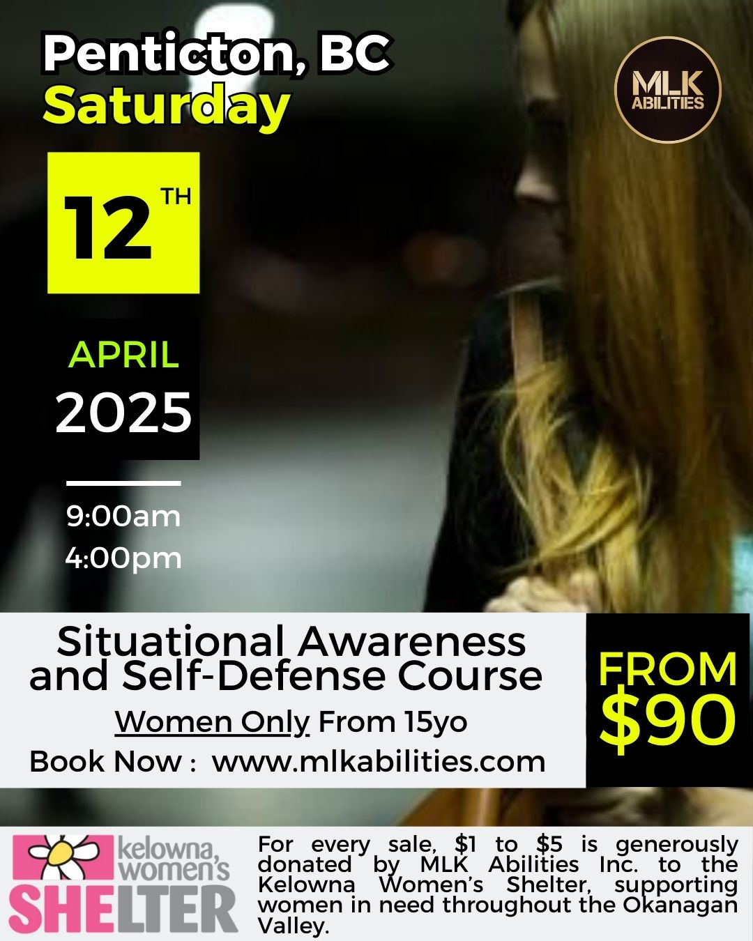 Women’s Situational Awareness & Self-Defense Course presented by MLK Abilities - Visit Penticton