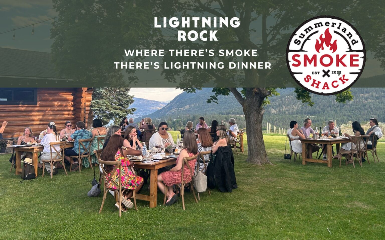 Summerland Smoke Shack Dinner a Lightning Rock Winery - Visit Penticton