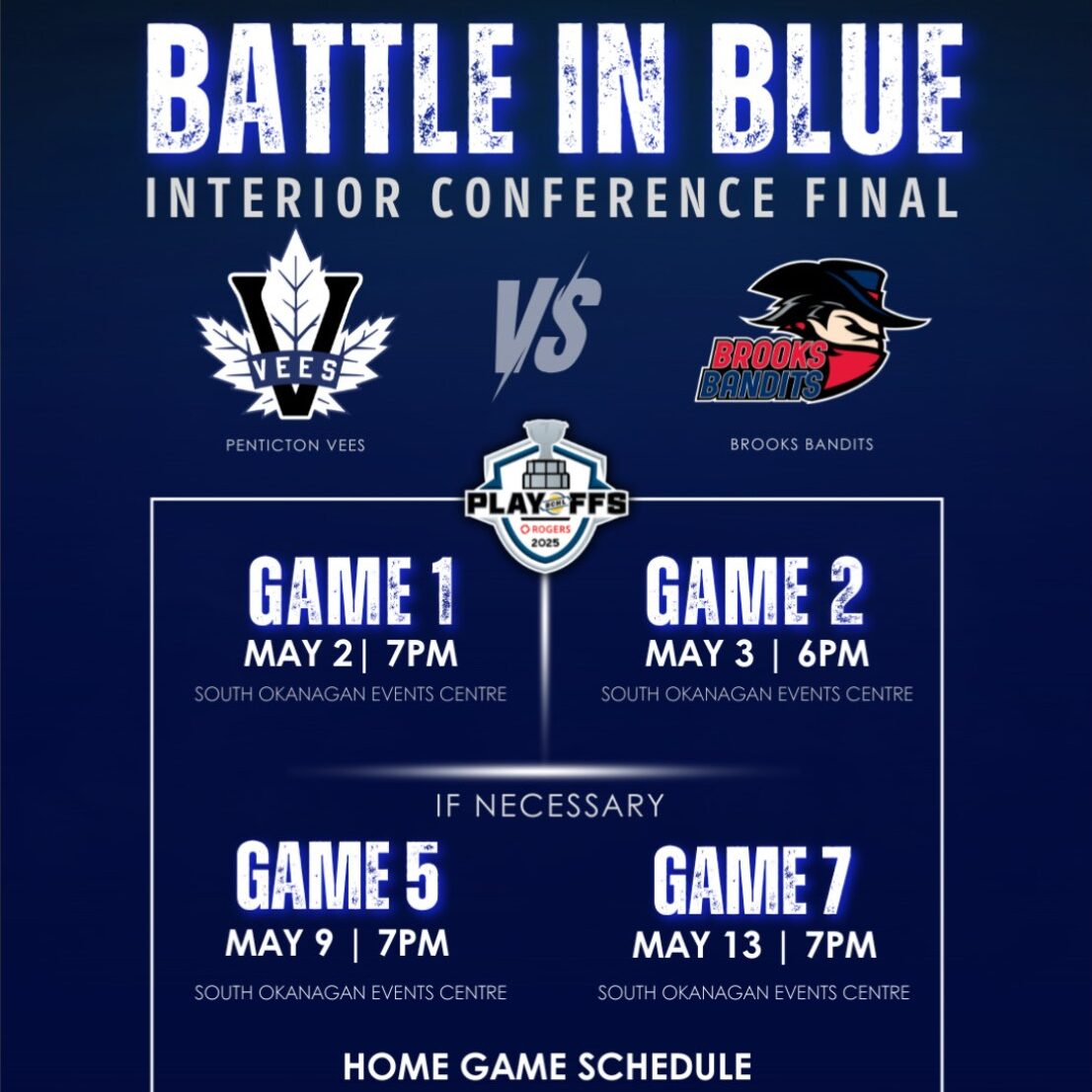 Penticton Vees VS Brooks Bandits at the South Okanagan Events Centre - Visit Penticton