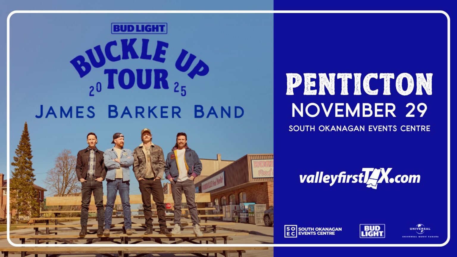 James Barker Band at the South Okanagan Events Centre - Visit Penticton