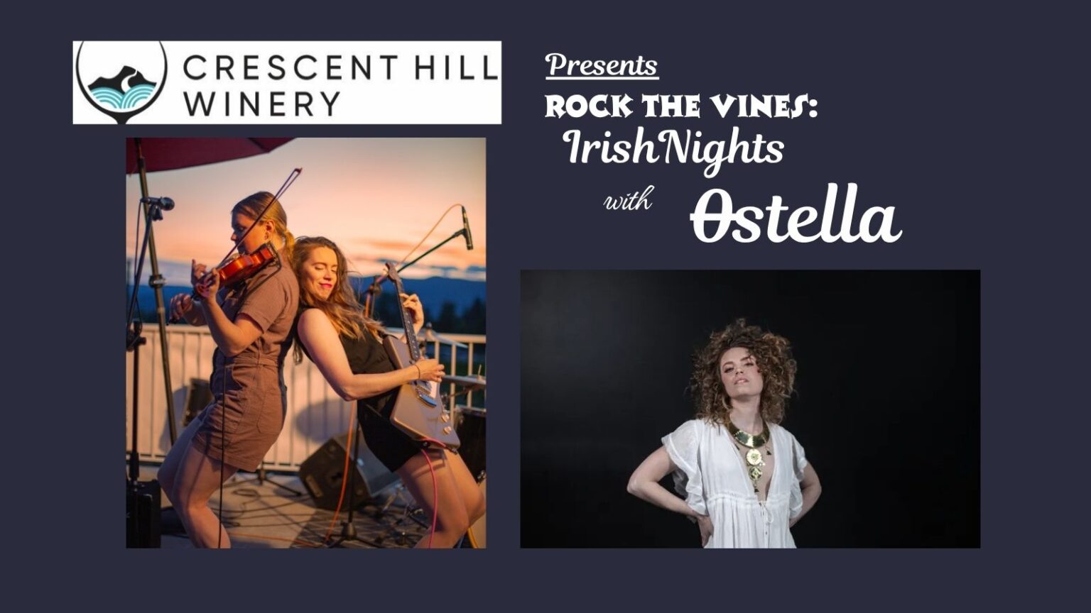 Rock the Vines: Irish Night featuring 0stella at Crescent Hill Winery ...