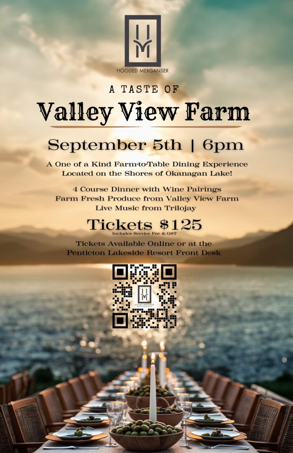 A Taste of Valley View Farm Dinner at The Hooded Merganser - Visit ...