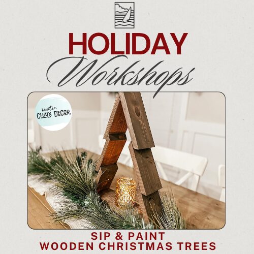Sip & Paint Wooden Christmas Tree Workshop at Penticton Lakeside Resort ...