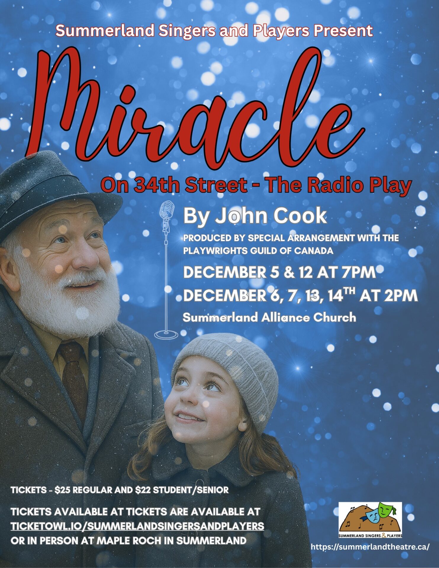 Miracle on 34th Street – The Radio Play at the Summerland Alliance Church - Visit Penticton