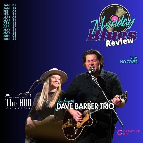 Monday Blues Review ft. Dave Barber Trio at The Hub On Martin - Visit ...
