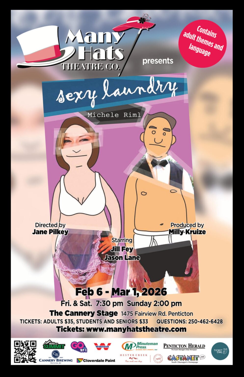 Live Theatre: Sexy Laundry at the Cannery Trade Centre - Visit Penticton